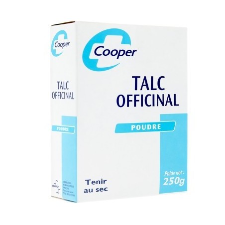 TALC OFFICINAL POUDRE 250G COOPER