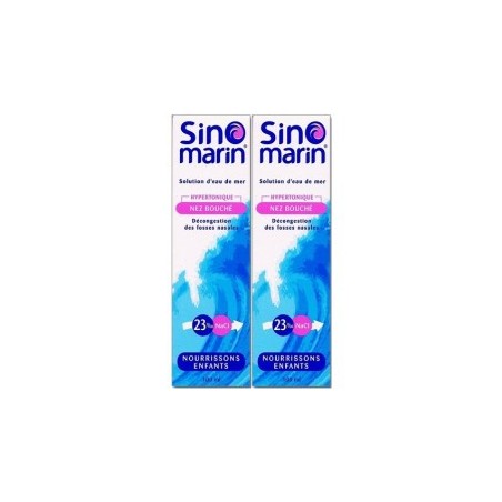 SINOMARIN HYPERTONIQUE NOURRISSONS/ENFANTS LOT DE 2X100ML OMEGA PHARMA