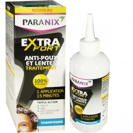 PARANIX EXTRAFORT SHAMPOOING ANTIPOUX et LENTES 200 ml