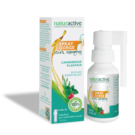SPRAY GORGE AUX ESSENCES 20ML NATURACTIVE