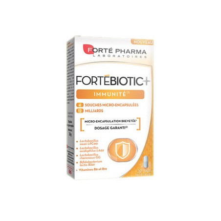 FORTEBIOTIC+ IMMUNITÉ 20 GELULES FORTE PHARMA