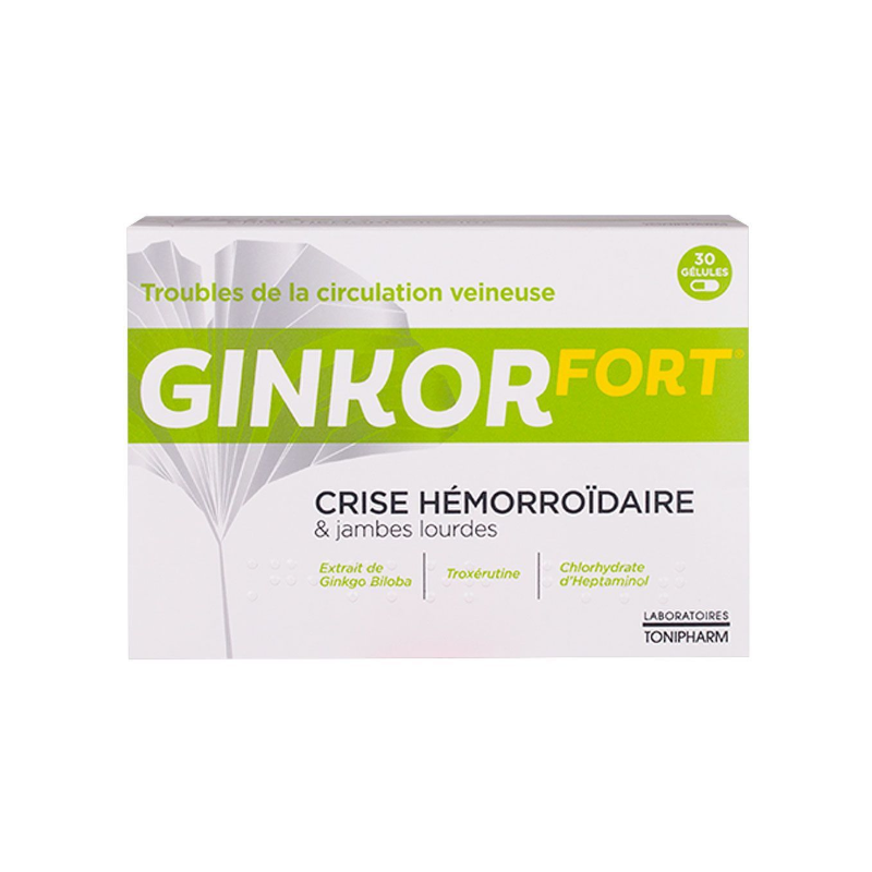 GINKOR FORT 30 GELULES TONIPHARM