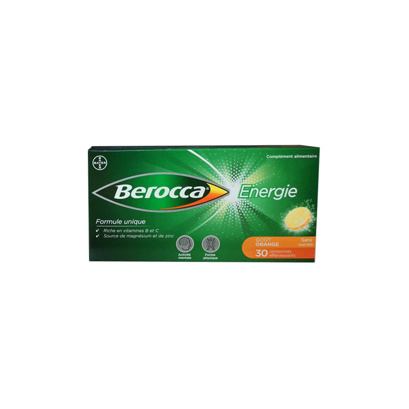 BEROCCA ENERGIE LOT DE 2 X 30 COMPRIMES EFFERVESCENTS BAYER