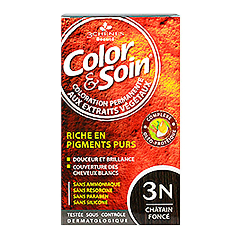 COLOR SOIN CHATAIN FONCE LES 3 CHENES 3N