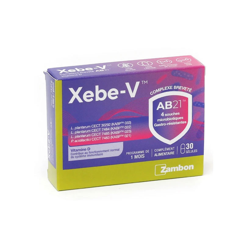 XEBE-V MICROBIOTIQUE 30 GELULES ZAMBON
