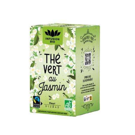 THE VERT JASMIN BIO 16 SACHETS ROMON NATURE