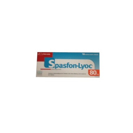 SPASFON LYOC 80MG 10 LYOPHILISATS ORAUX TEVA